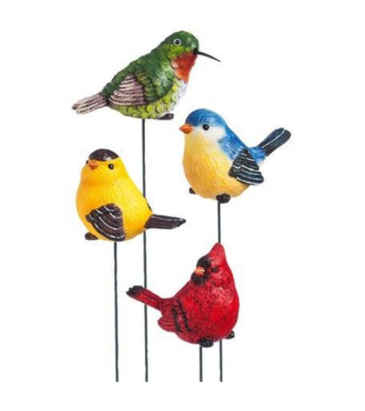 Evergreen Bird Resin Plant Pick Garden Stake - Carthage, NC - Carthage ...