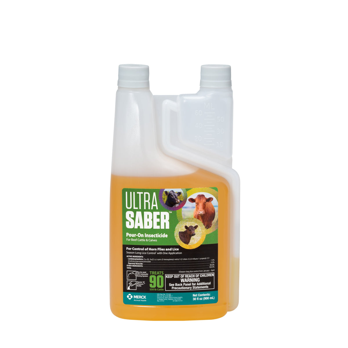 Merck ULTRA SABER™ Pour-On Insecticide - Carthage, NC - Carthage Farm ...